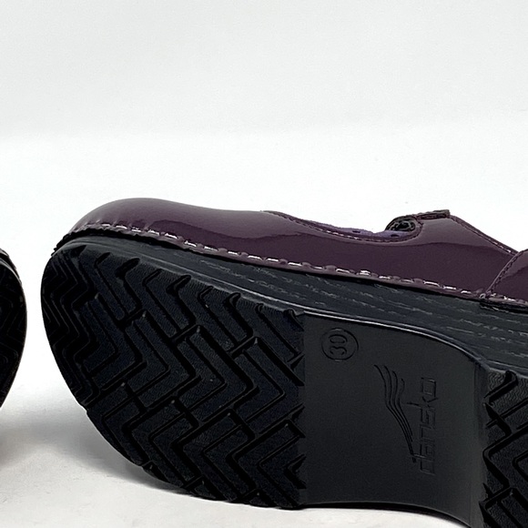 Dansko | Shoes | Dansko Girls Jill Purple Patent Leather Mary Janes ...